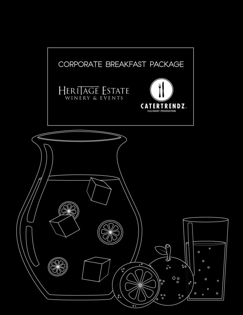 OUR MENUS - Heritage Estate